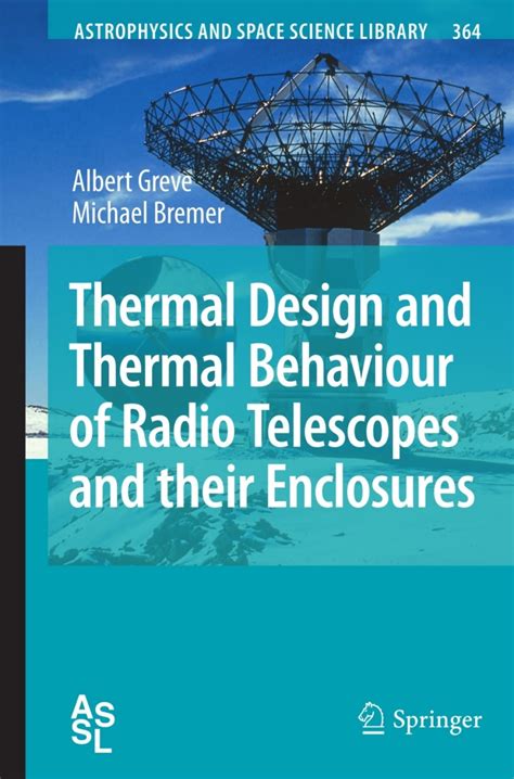 Thermal Design And Thermal Behaviour Of Radio Telescopes And Their Enclosures Premiumjs Store