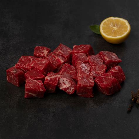 Buy Australian Wagyu Cubes 4 5 Marbling 250g Online In Uae Talabat Uae
