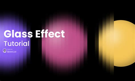 Glass Effect Tutorial Figma