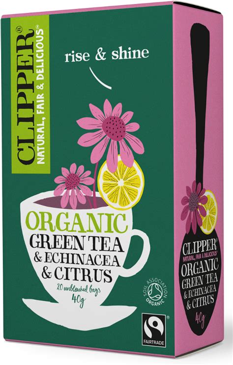 Clipper Fairtrade Green Tea With Echinacea