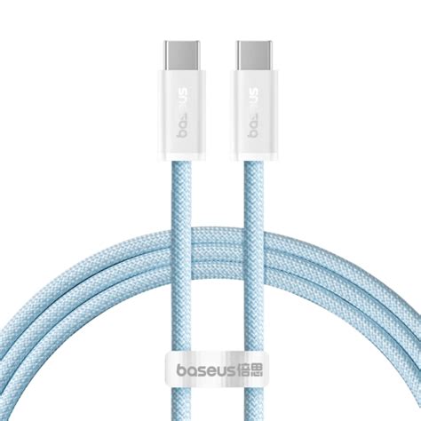 Baseus Dynamic 3 시리즈 고속 충전 데이터 케이블 Type C Type C 100w 길이1m파란색