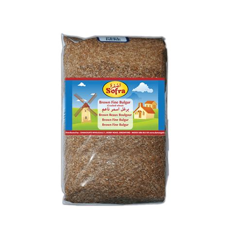 Sofra Brown Fine Bulgur 8 X 900g Damasgate Wholesale