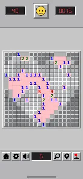 Minesweeper Classic Pixel Art Online Game With Uptoplay