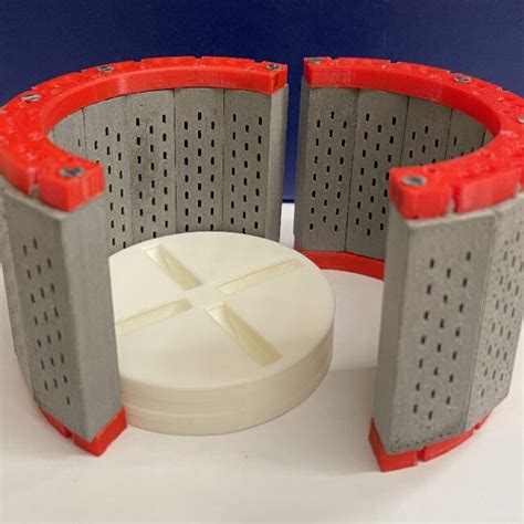 Photo Of A 3d Printed Collimator Set With A Source Holder The