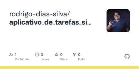 GitHub Rodrigo Dias Silva Aplicativo De Tarefas Simples