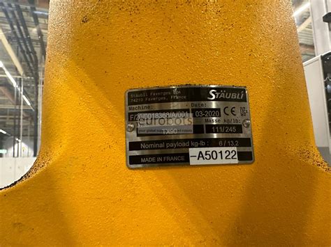 Used Robot Staubli Tx90 Articulated With The Cs8c Controller Eurobots