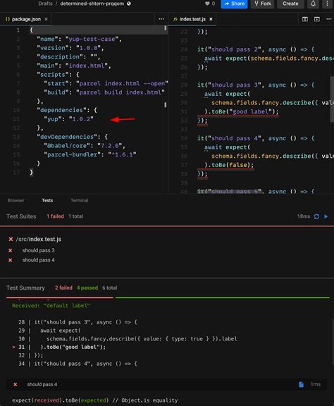 Field Descriptions Do Not Change When Using Conditionals Issue Jquense Yup GitHub