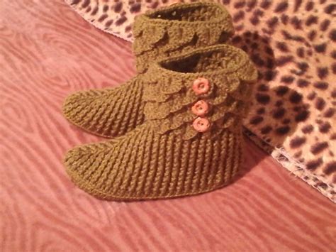 Háčkované Papučky 11 Dnes Na Extrabazarsk Za 105eur