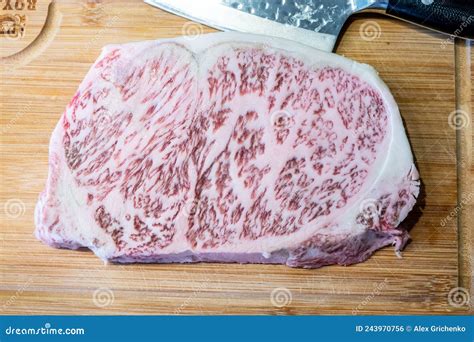 Premium Rare Slices Many Parts Of Wagyu A5 Beef With High Marbled