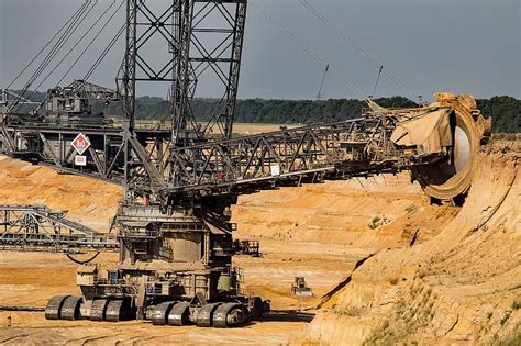 갈탄 노천 채굴 광산 자연 채광 버킷 휠 굴삭기 Garzweiler Pikist