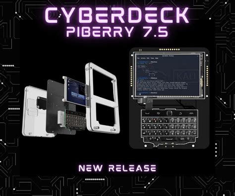 Cyberdeck Piberry 75 Raspberry Pi Zero Handheld Etsy Canada