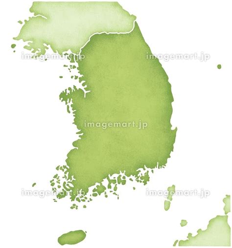 韓国の地図のイラスト素材 24446133 イメージマート