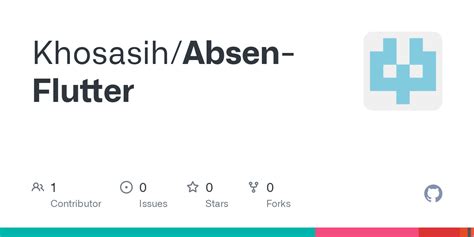 Github Khosasih Absen Flutter