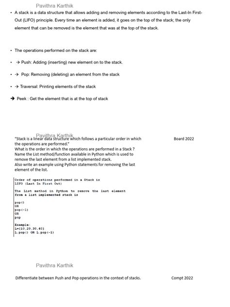 Data Structures Stack Day 4 Pdf Parameter Computer Programming