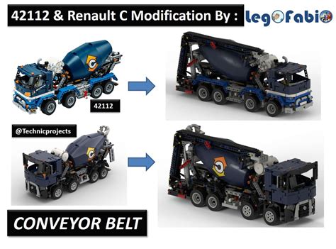 Lego Moc 42112andrenaultc Mod Conveyor Belt By Fabiobrickinthewall