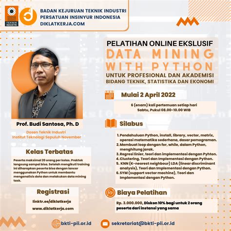Pelatihan Data Mining With Python