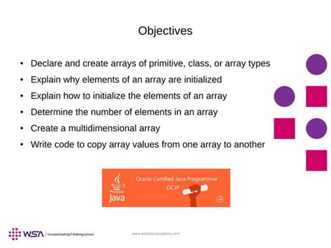Core Java Programming Language Jse Chapter V Arrays Ppt