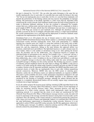 EFFECTIVE TOPOLOGY AWARE PEER SELECTION IN UNSTRUCTURED PEER TO PEER