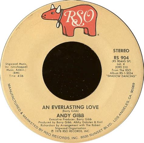 Andy Gibb An Everlasting Love 1978 Vinyl Discogs