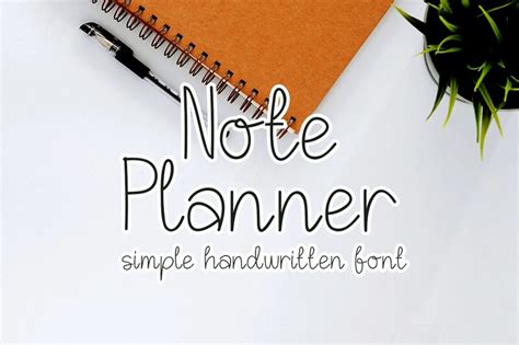 Note Planner Font Fonts2u Com