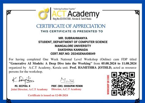 Subrahmanya Poojary On Linkedin Ai Generativeai Machinelearning