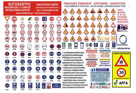 Πινακιδες Σημανσης ΦΩΤΟΚΕΝΤΡΟ