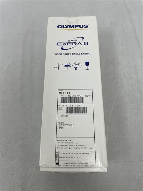 New Olympus Maj 1430 Evis Exera Ii Video Scope Cable Disposables