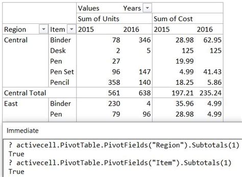 Determining If A Pivot Field Has Visible Subtotals Yoursumbuddy