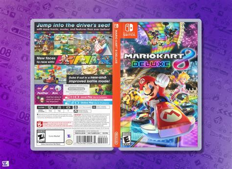 Mario Kart 8 Deluxe Replacement Cover Case Double Sided Etsy
