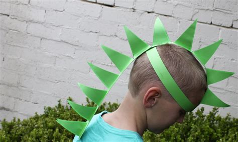 Dinosaur Hat Construction Paper Craft At Katie Palmos Blog