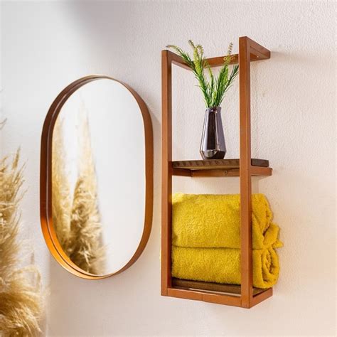 Espelho Luxo Oval Decorativo X Cm Banheiro Sala Quarto Hall Moldura Rose Gold Leroy Merlin