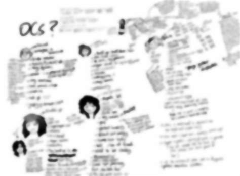 How Do You Organize Your Oc Lore Roriginalcharacter