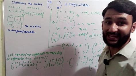 Diagonalization Of A Matrix Youtube