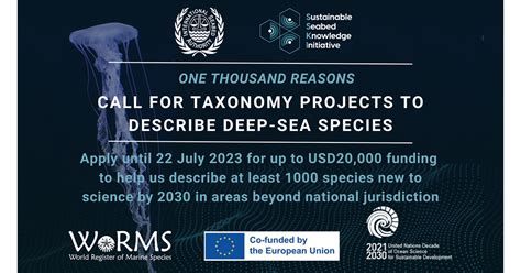 Isa Announces Funding Opportunity For Deep Sea Species Taxonomy