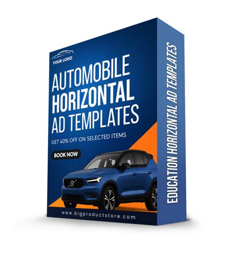 Automobile Horizontal Ad Templates