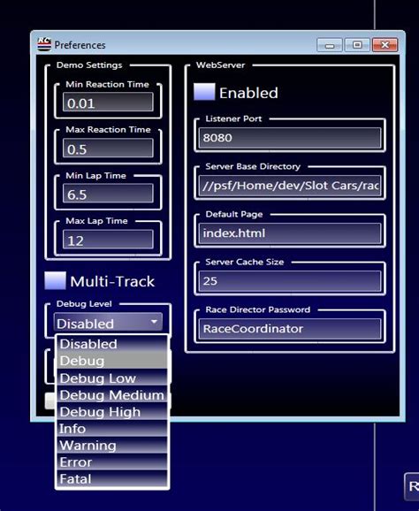 Debug Level Slotforum