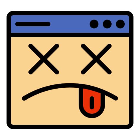 Dead Generic Outline Color Icon