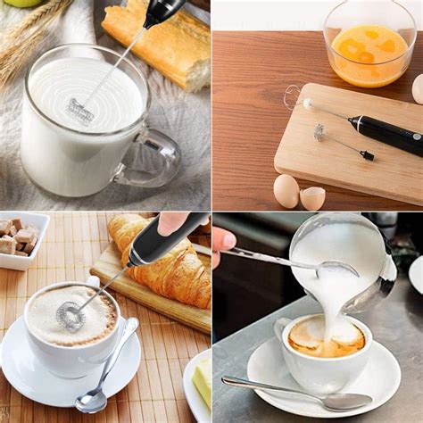 Usb Rechargeable Milk Frother Handheld Multi Functional Electric Foam