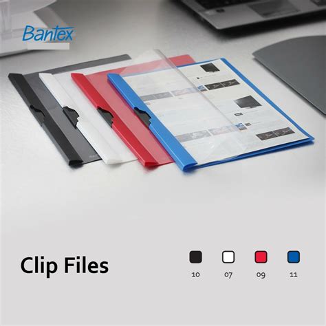 Jual Bantex Clip File Map Dokumen Map Plastik Model Jepit Shopee Indonesia