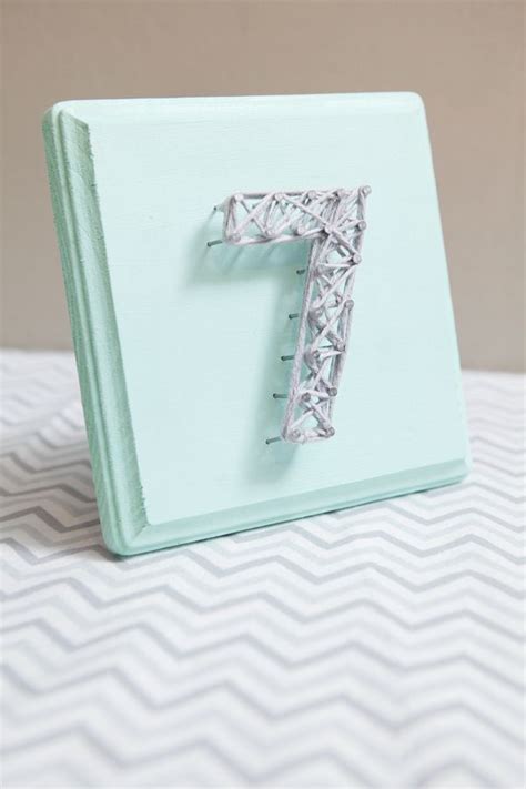 DIY String Art Table Numbers For Your Wedding String Art Diy String