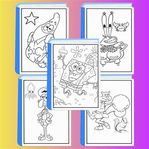 Spongebob Coloring Numbering Pages 2025