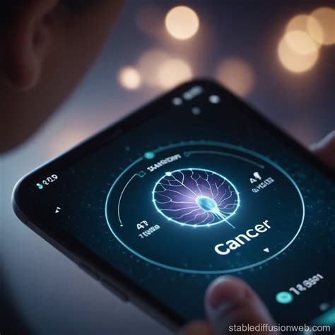 Cancer Detection App Logo Stable Diffusion Online