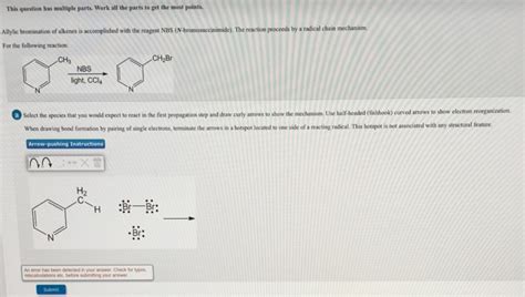 Solved Allylic Bromination Of Alkenes Is Accomplished With Chegg