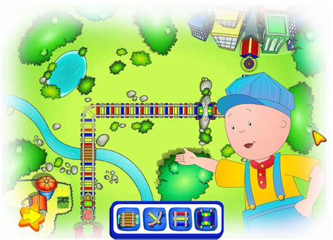 Caillou Train Conductor Play Online On Flash Museum 🕹️