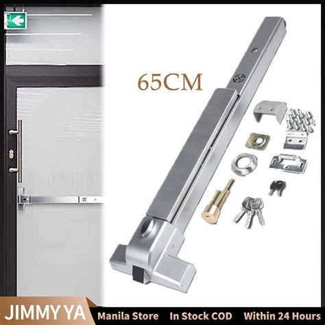 65cm Na Stainless Steel Security Escape Fire Rated Push Type Rim Panic Bar Device Emergency Exit