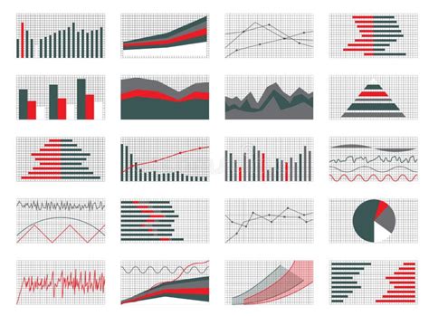Set Of Graphs And Charts Data And Statistic Informative Infographics Vector Illustration