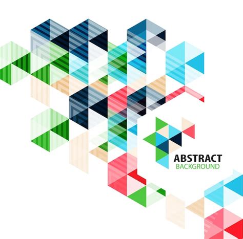 Premium Vector Geometric Abstract Polygonal Background