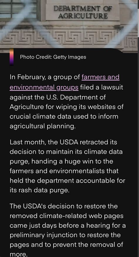 Department Of Agriculture Restores Climate Data After Inauguration Purge Album On Imgur