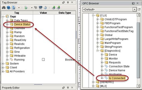 device diagnostic tags to show plc status ignition user manual