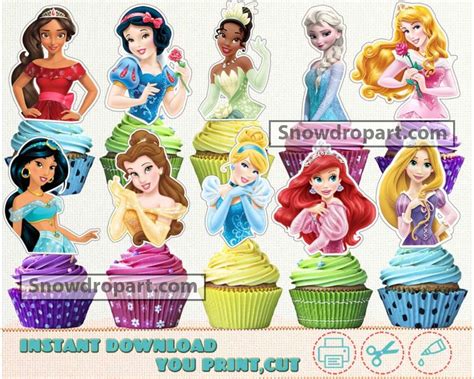 Disney Princess Toppers Free Printable Free Printables